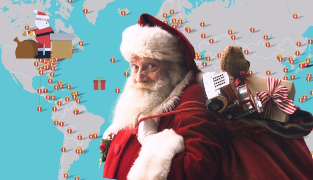 ¿Dónde está Papá Noel ahora? Seguí en vivo su recorrido con Santa Tracker 2024 - LobosNews