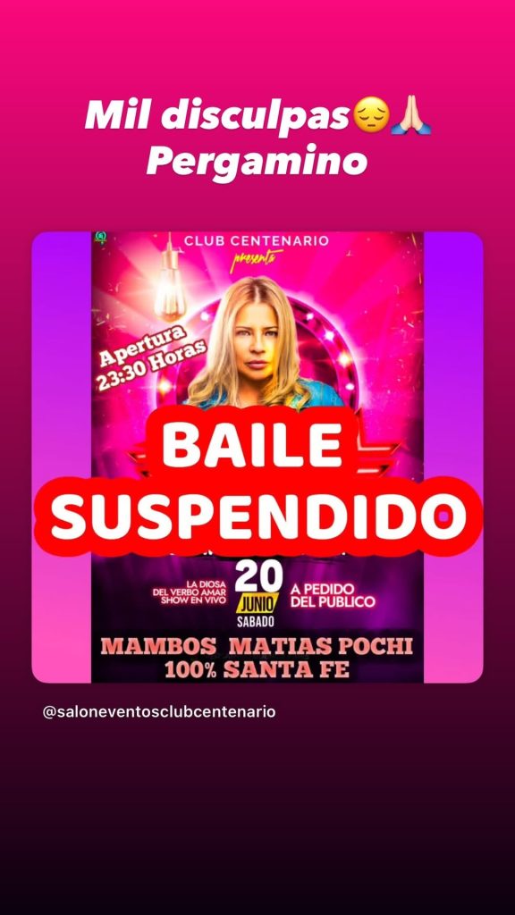 Preocupación por Dalila tras la suspensión de su show en Pergamino: “No ...